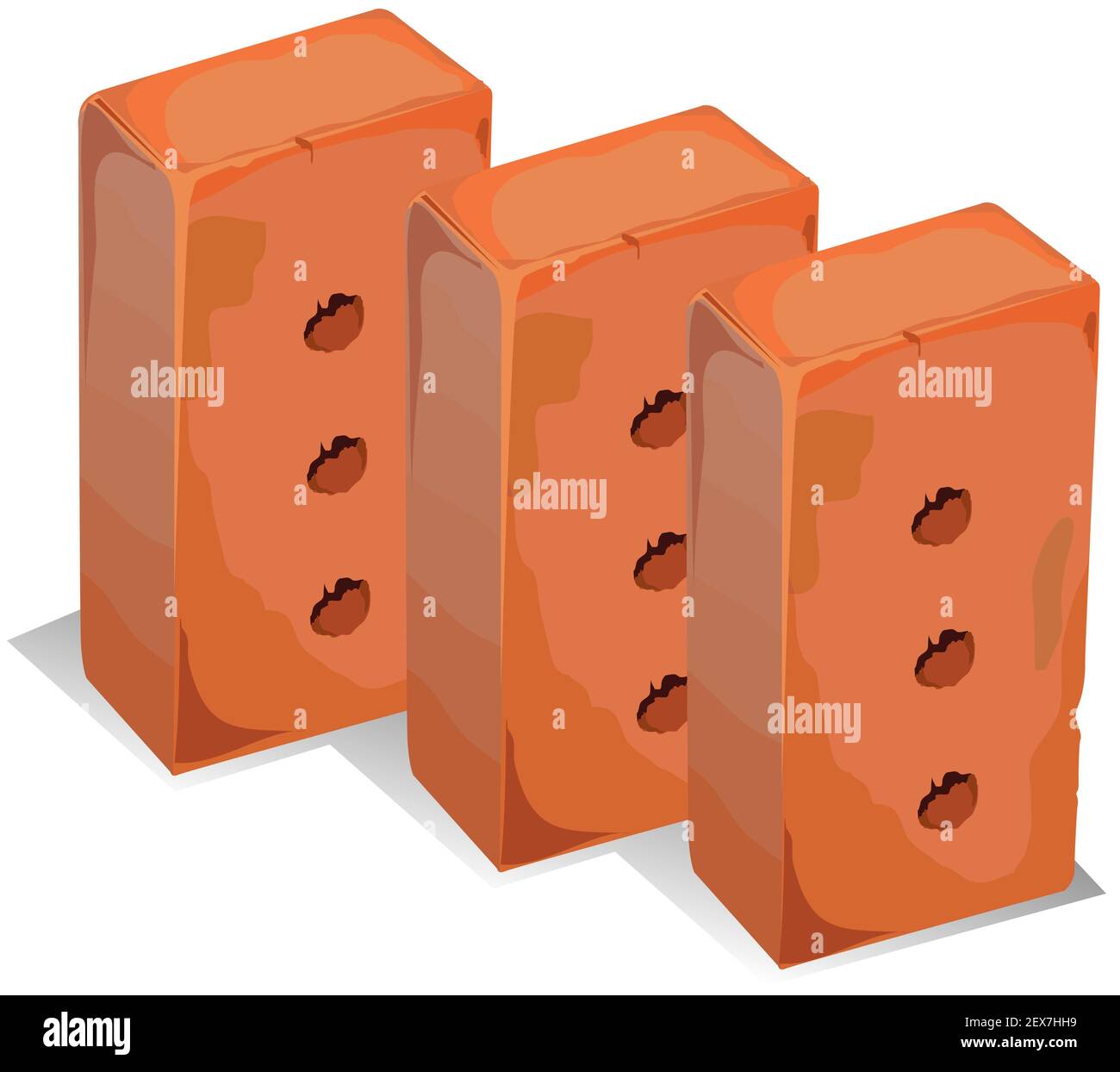 Block by block foundation Cut Out Stock Images & Pictures - Alamy