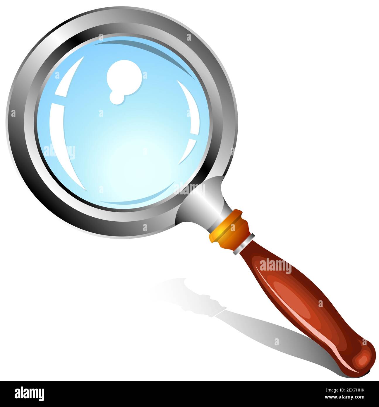 Magnifying glass vector hi-res stock photography and images - Alamy
