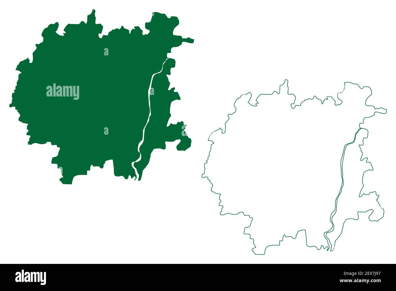 Jehanabad district (Bihar State, Magadh division, Republic of India ...