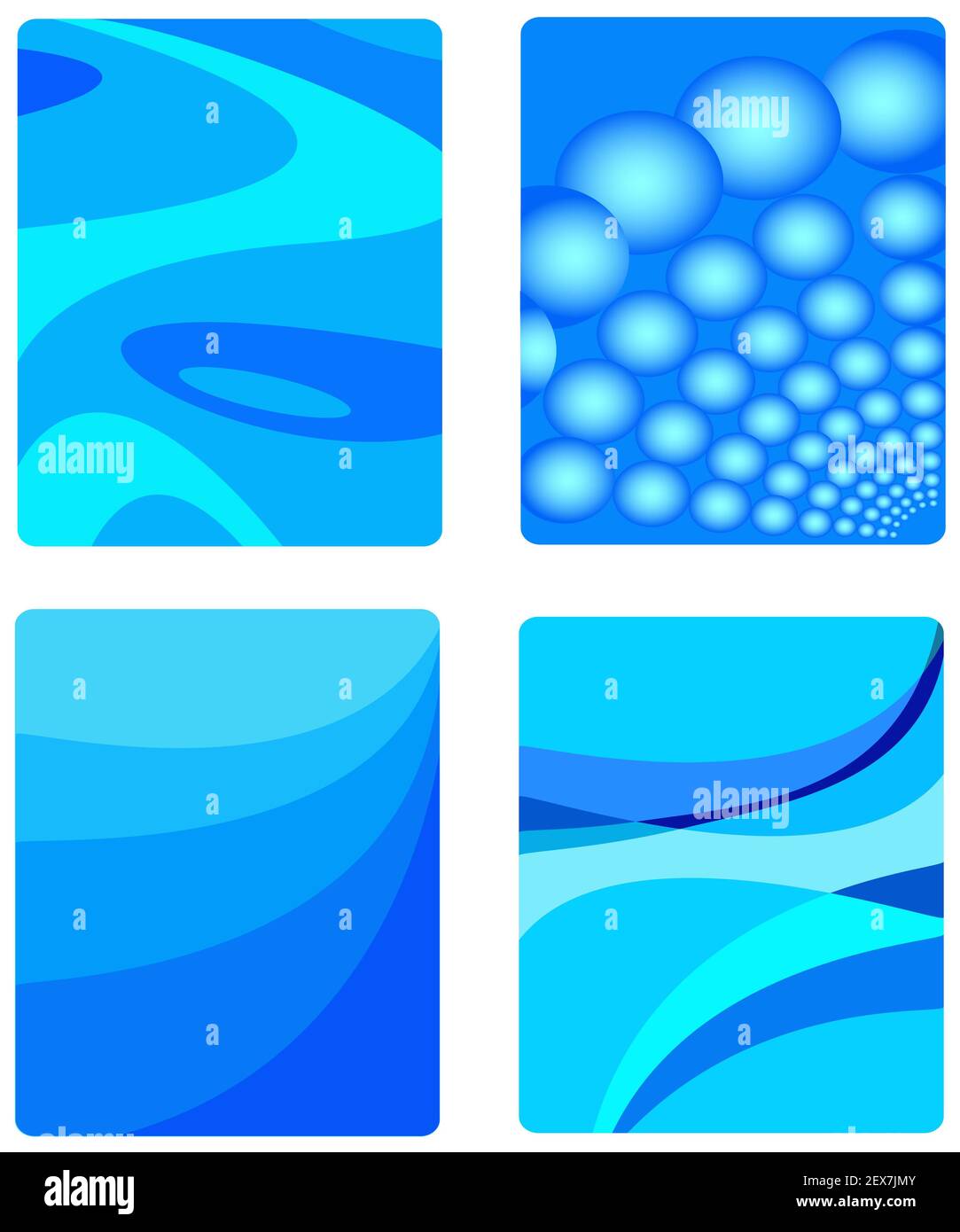 Abstract blue pattern in Cut Out Stock Images & Pictures - Alamy
