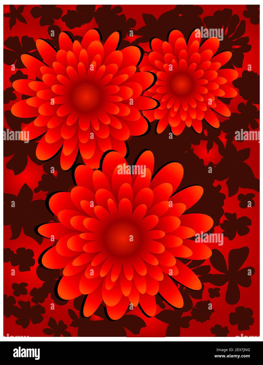 Black background with red pattern Cut Out Stock Images & Pictures - Alamy