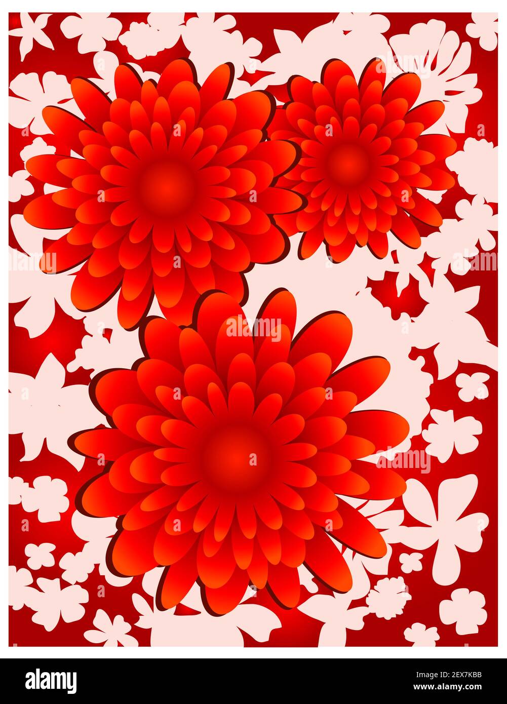 Desktop flower wallpaper Cut Out Stock Images & Pictures - Alamy
