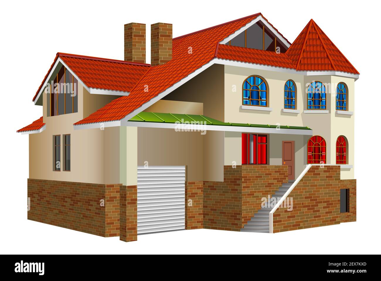 Rich House Clipart