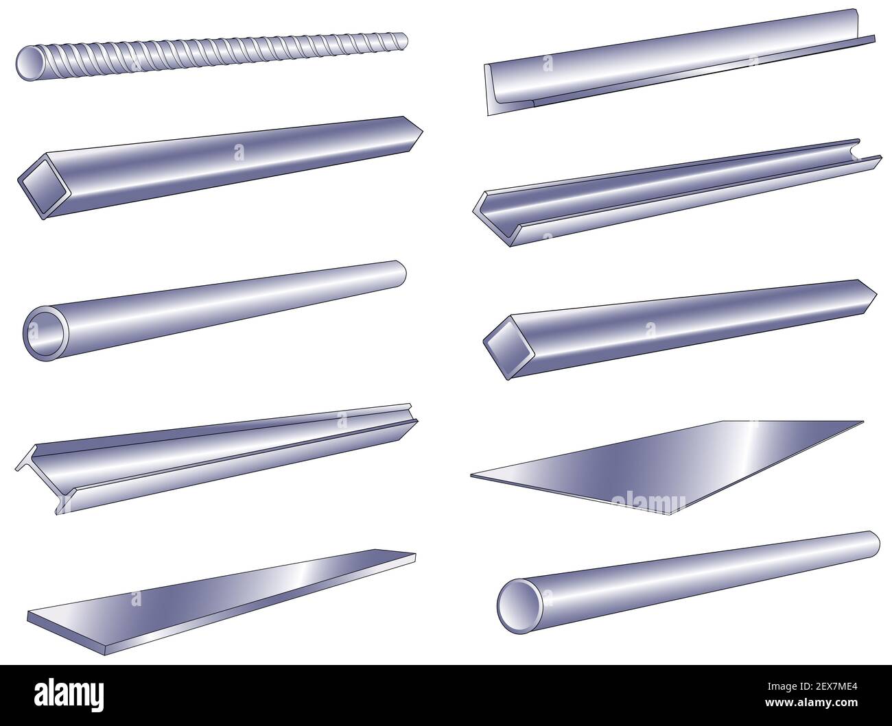 Metal pipe Cut Out Stock Images & Pictures - Alamy