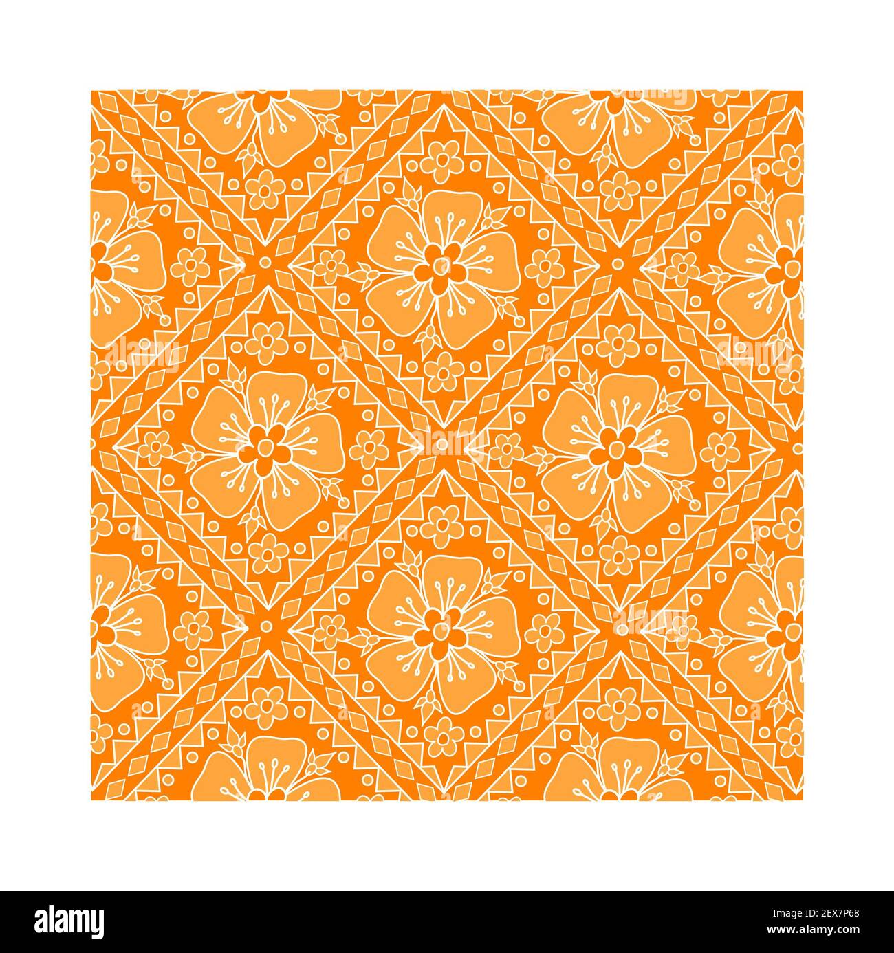 Vintage red pattern design Cut Out Stock Images & Pictures - Alamy