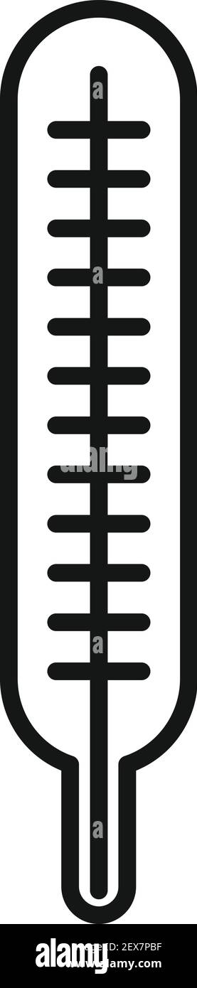 Body high temperature icon, outline style Stock Vector Image & Art - Alamy