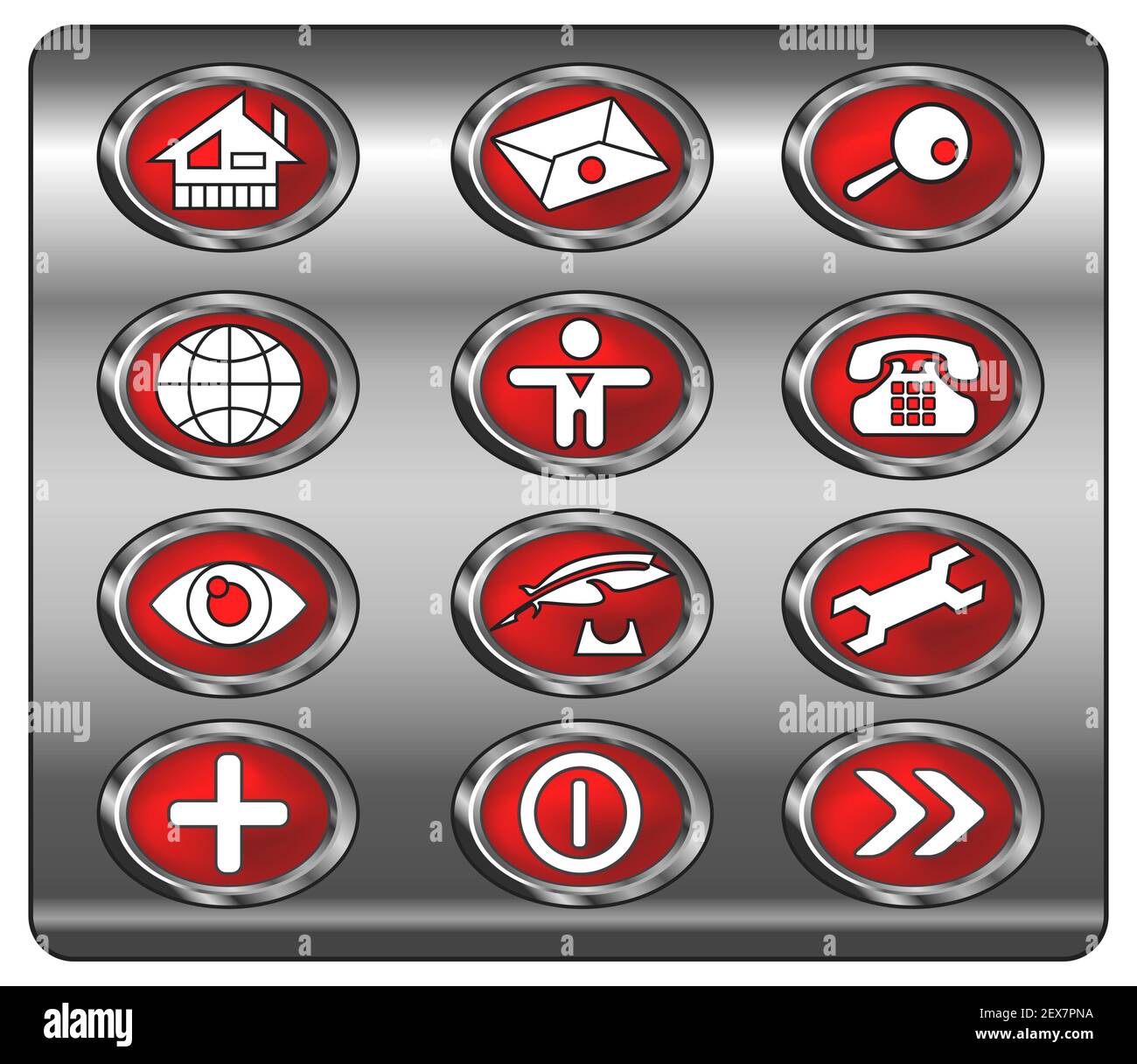 Sharing icons hi-res stock photography and images - Alamy