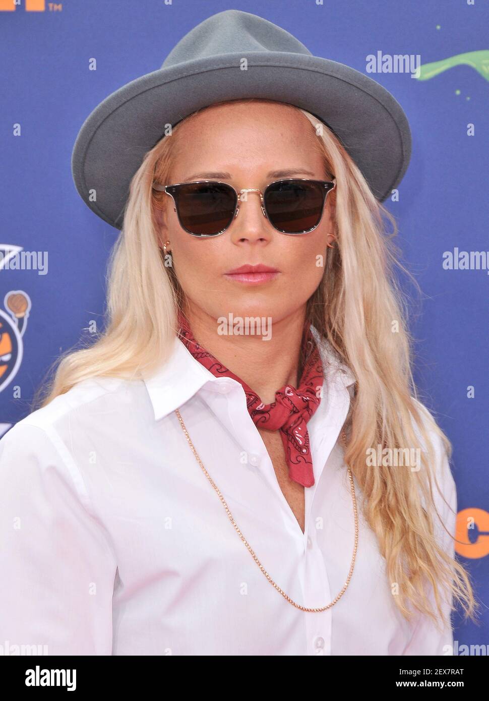 Ashlyn Harris arrives at the Nickelodeon's Kids' Choice Sports 2015 ...