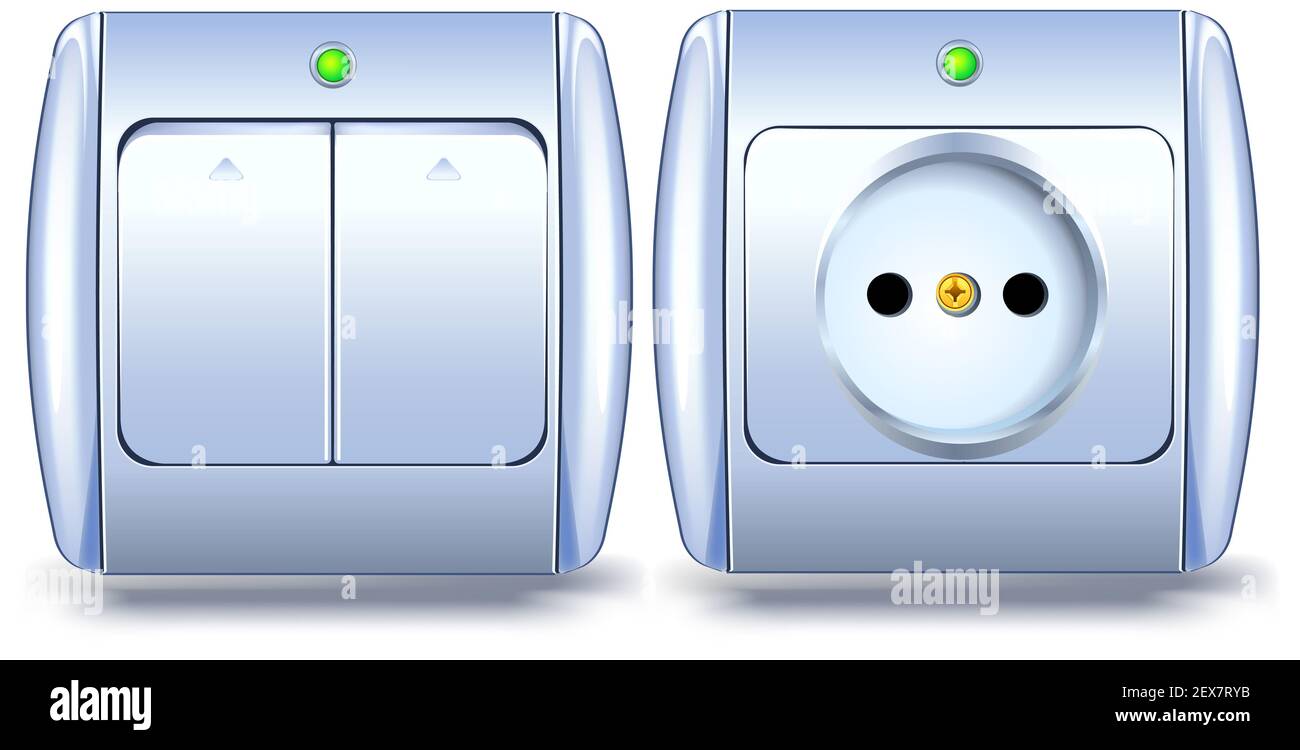 Switch and socket Stock Photo - Alamy