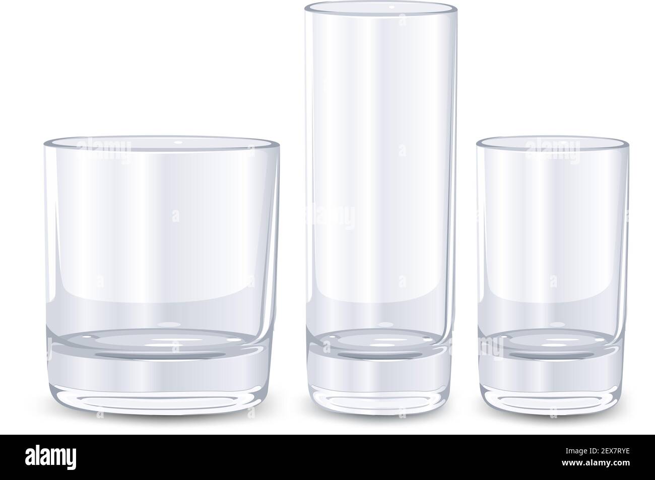Set of glasses Stock Photo - Alamy