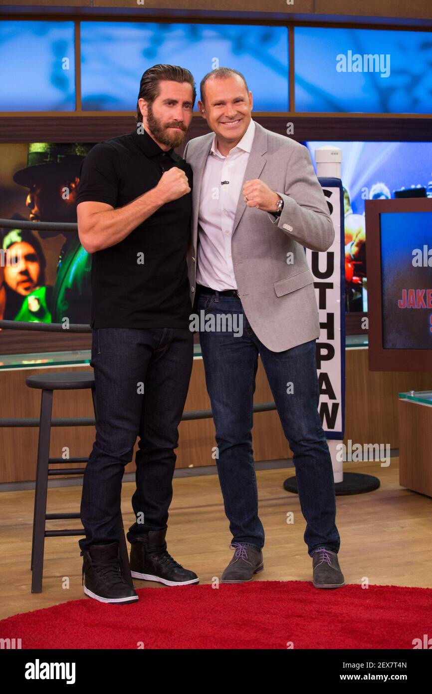 MIAMI, FL- JULY 17: Actor Jake Gyllenhaal and Alan Tacher are seen ...
