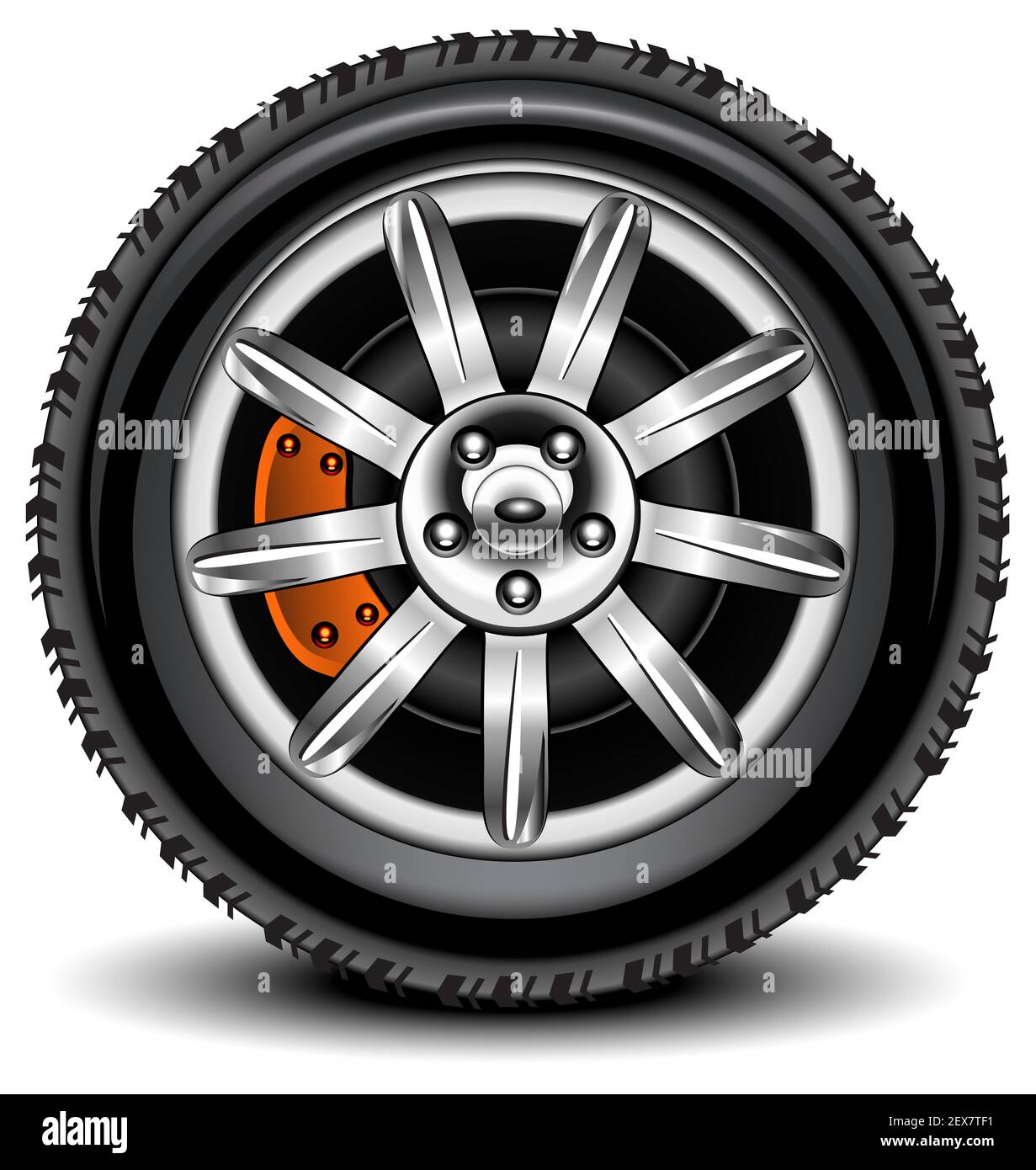 Rubber wheel Cut Out Stock Images & Pictures - Alamy
