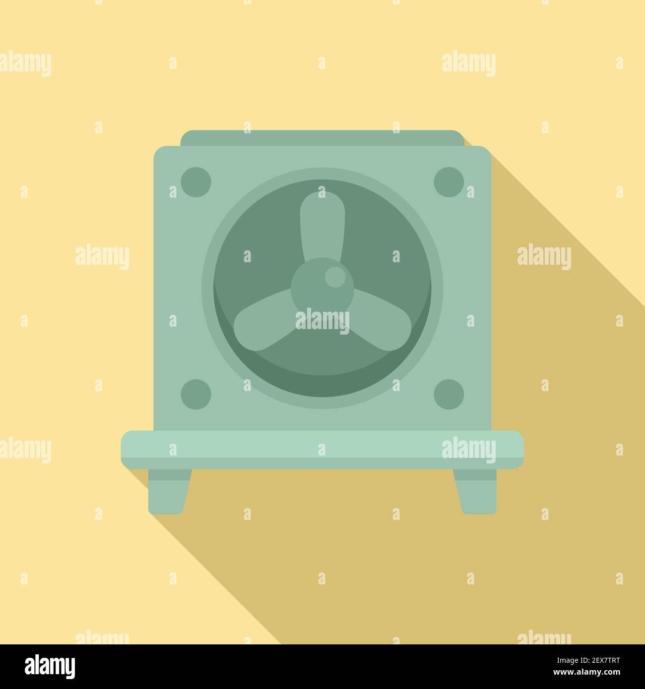 Ventilation fan stand icon, flat style Stock Vector Image & Art - Alamy