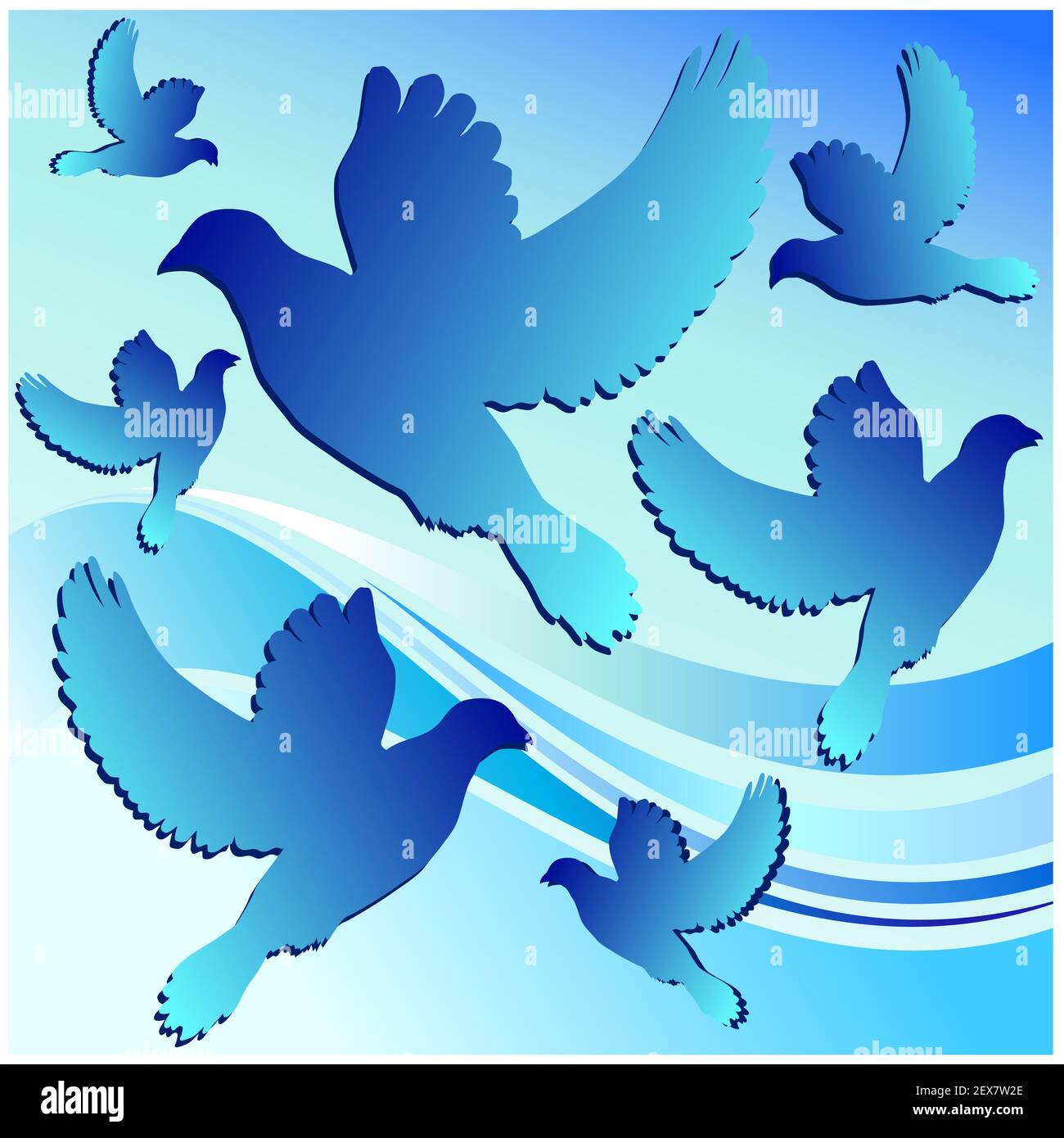 White dove symbol love Cut Out Stock Images & Pictures - Alamy