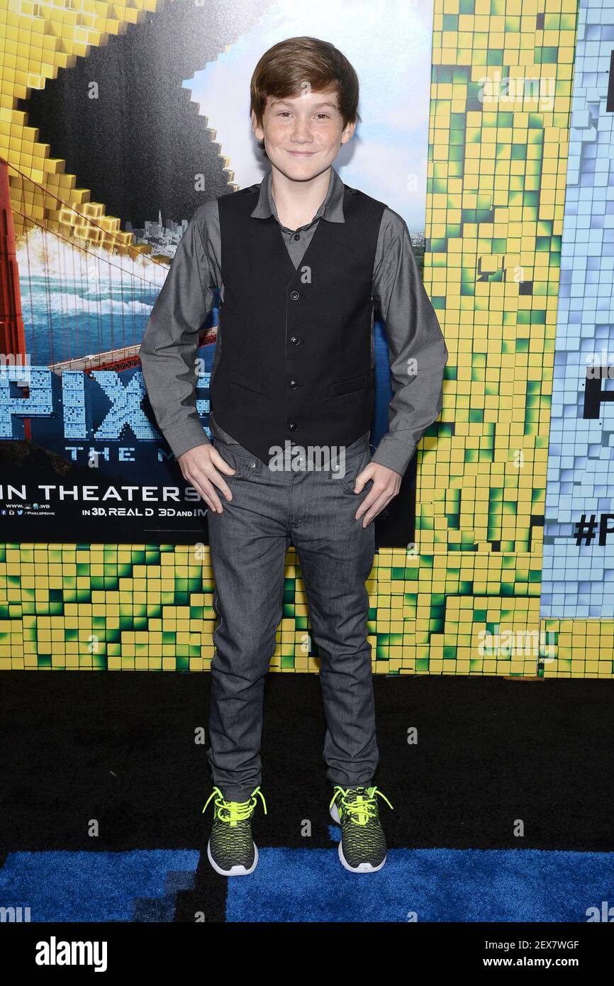 Actor Matt Lintz attends the 'Pixels' New York Premiere at the Regal E ...