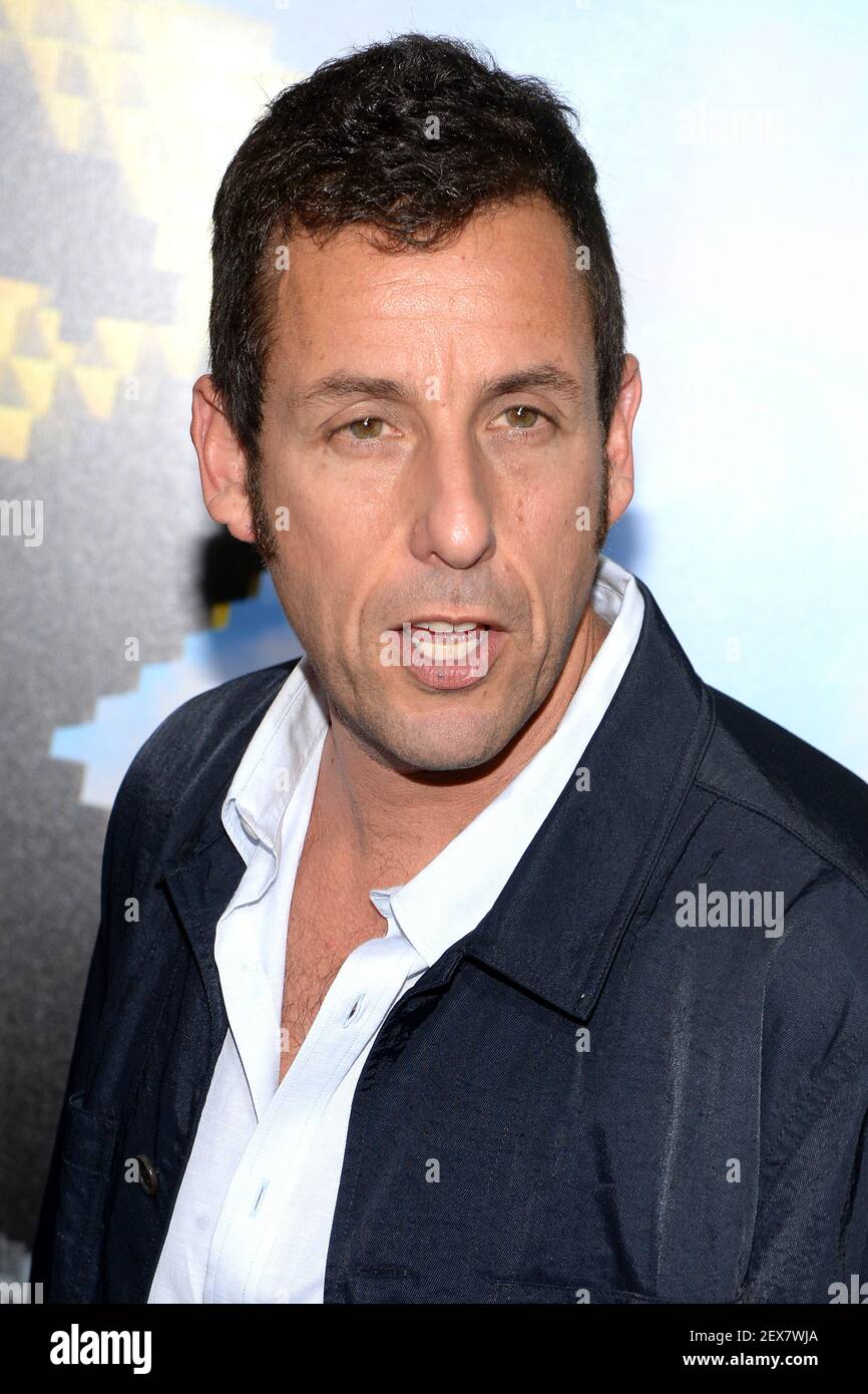Actor Adam Sandler attends the 'Pixels' New York Premiere at the Regal ...