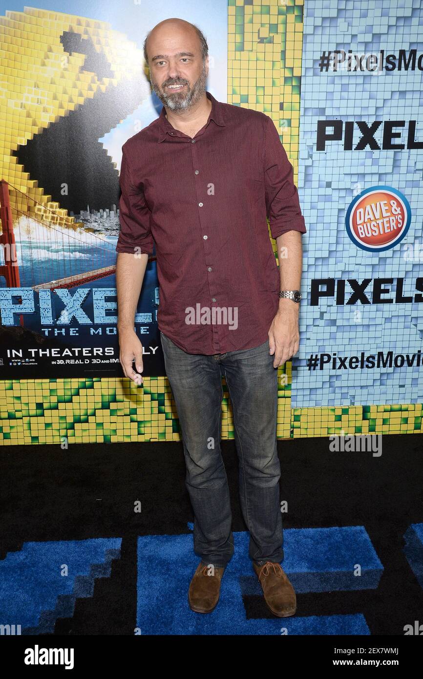 Actor Scott Adsit attends the 'Pixels' New York Premiere at the Regal E ...
