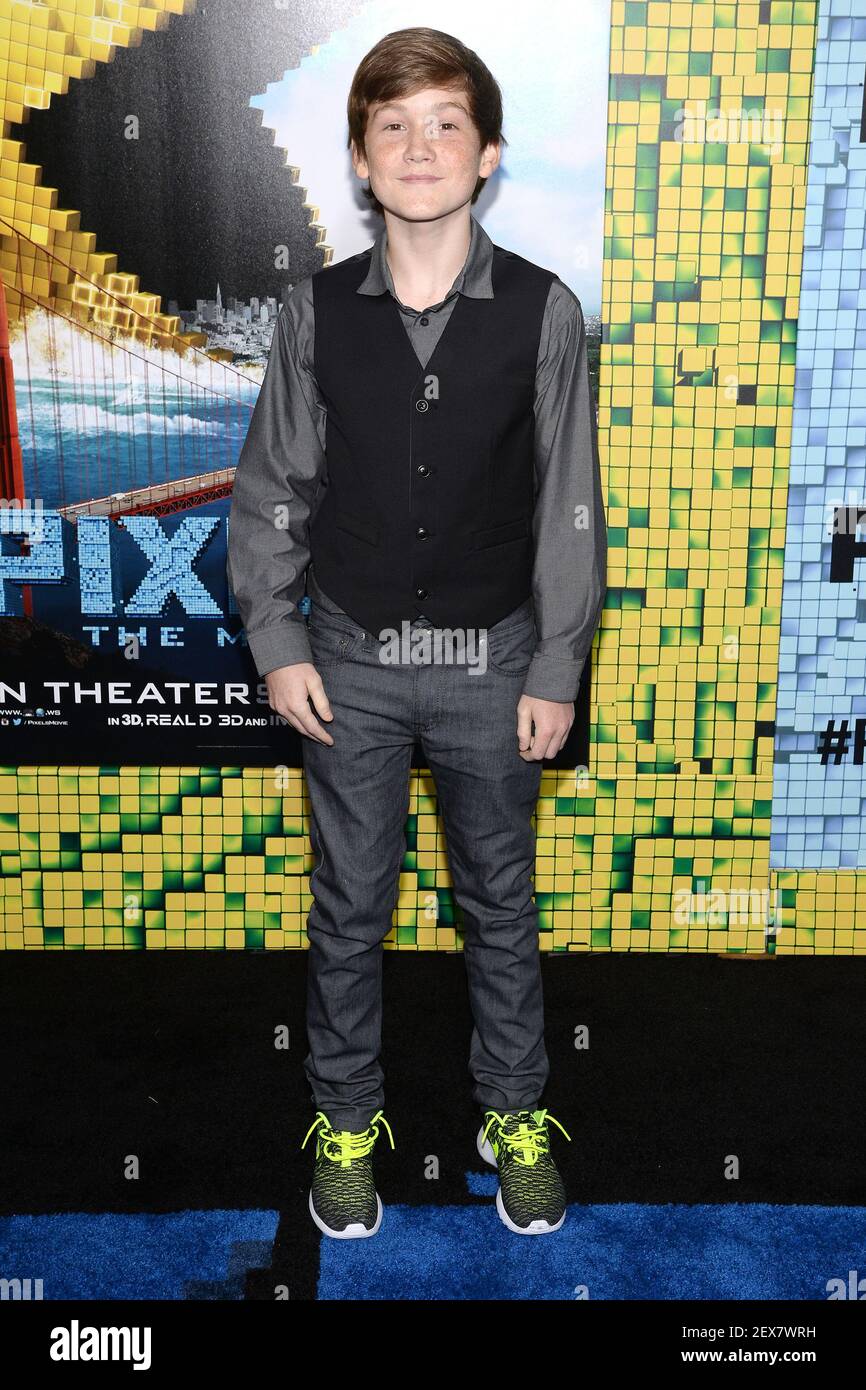 Actor Matt Lintz attends the 'Pixels' New York Premiere at the Regal E ...