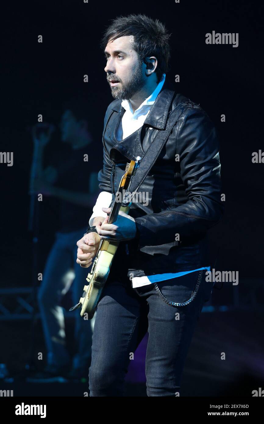 FL: Pablo Hurtado of Camila performs during the Camila and Natalia ...