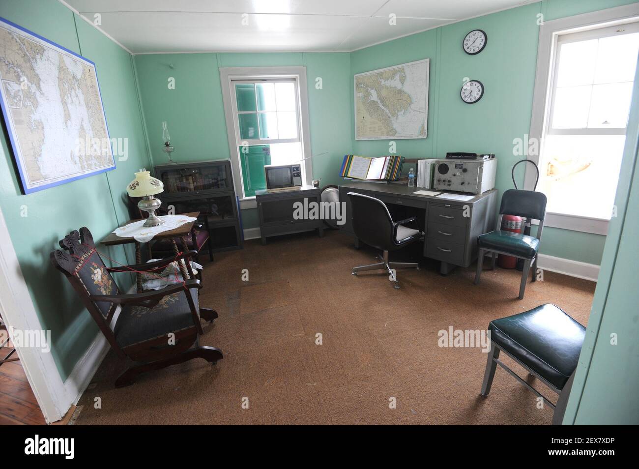 The Coast Guard equipment room, which used to be the assistant ...