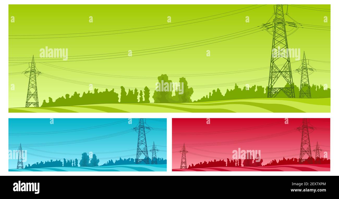 Electrical line Cut Out Stock Images & Pictures - Alamy