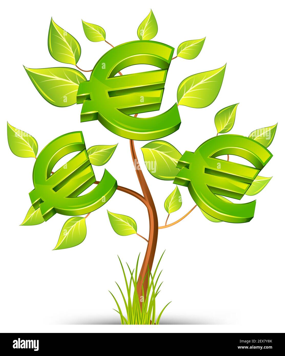 Money euro tree hi-res stock photography and images - Alamy