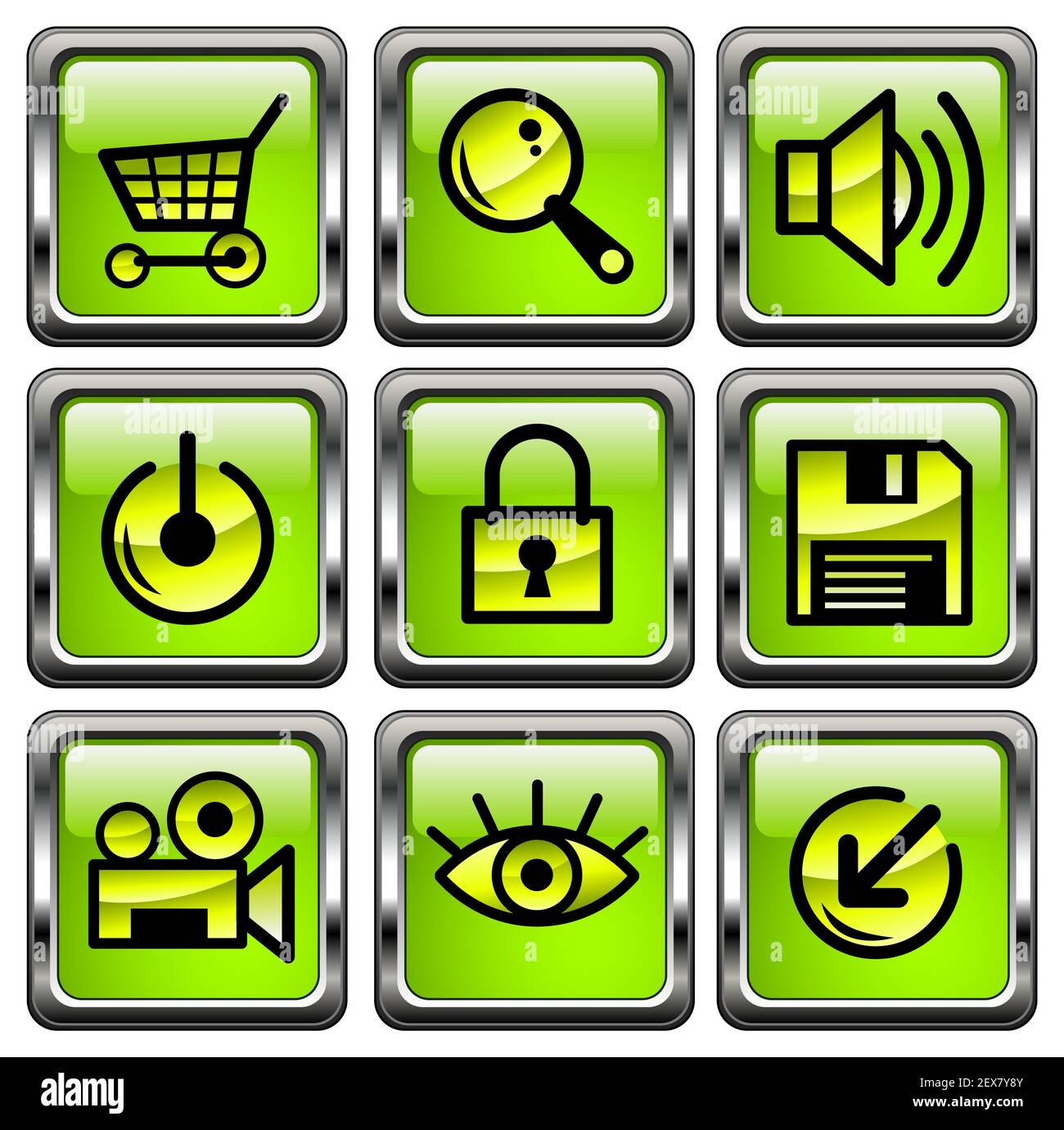 Security icons collection hi-res stock photography and images - Alamy