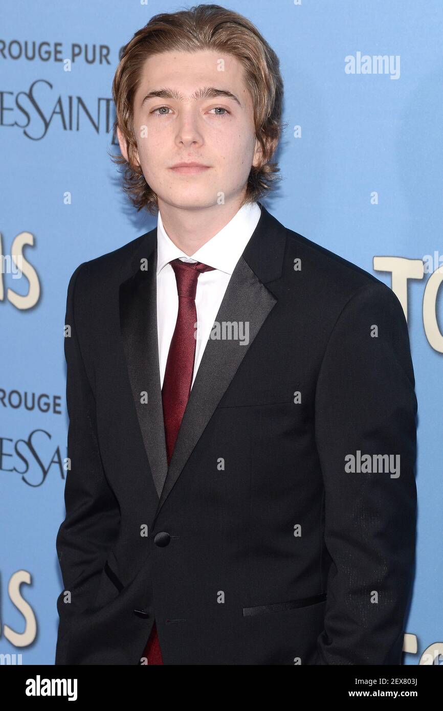 Austin Abrams attends the "Paper Towns" New York premiere at the AMC ...