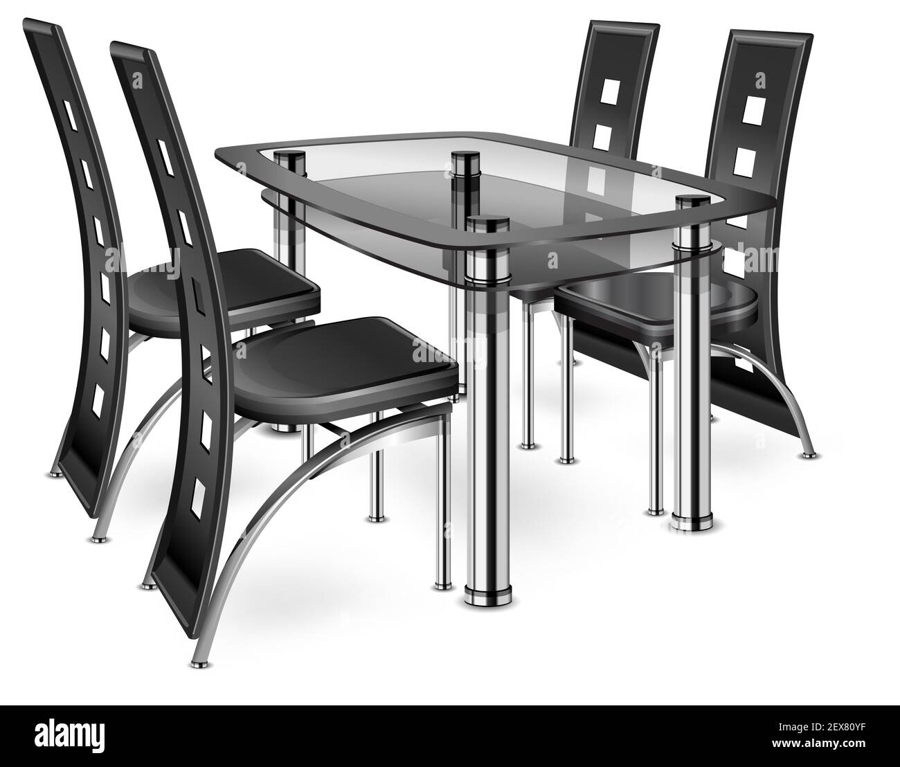 Table & chairs Stock Photo - Alamy