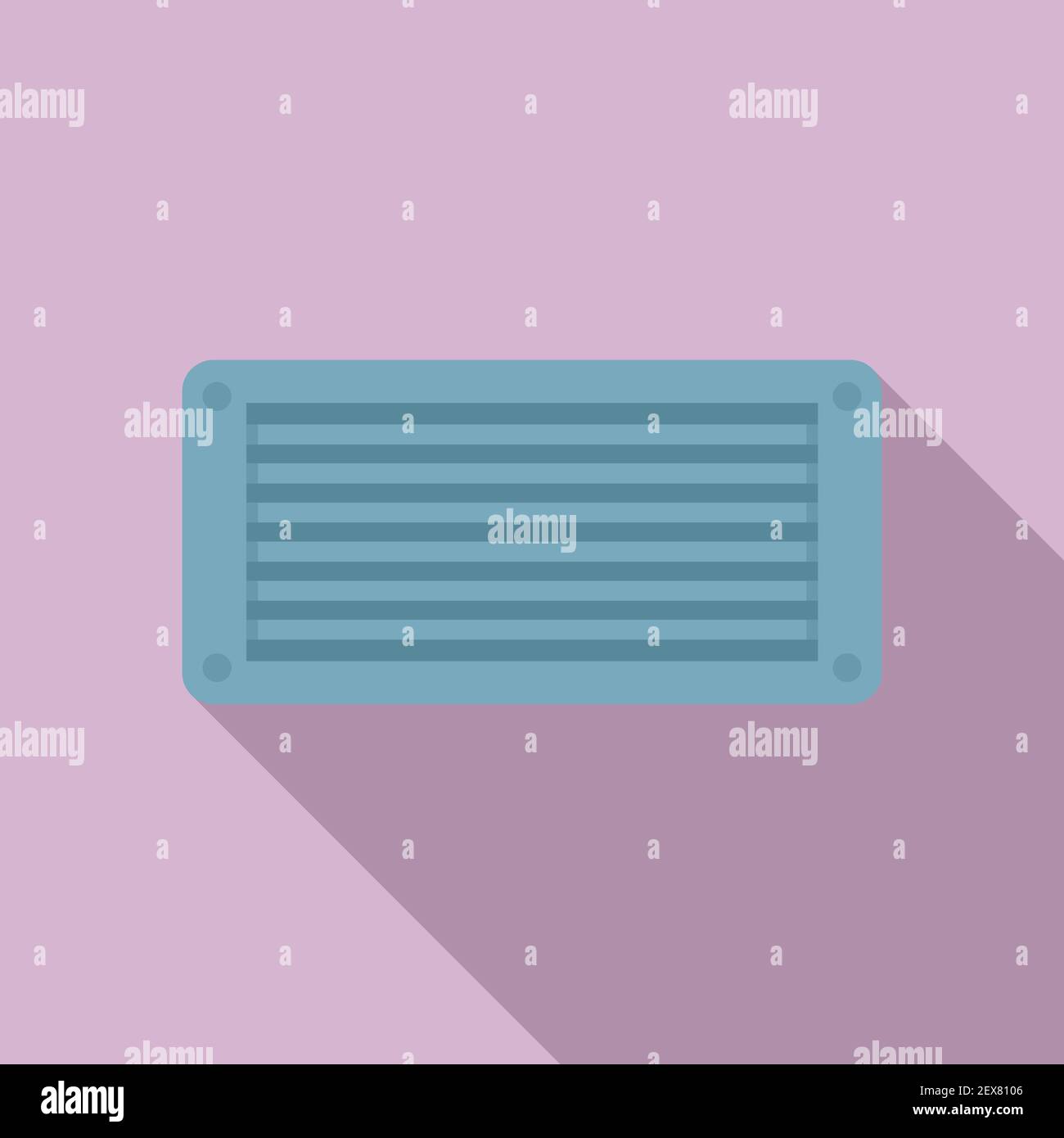 Ventilation duct icon, flat style Stock Vector Image & Art - Alamy