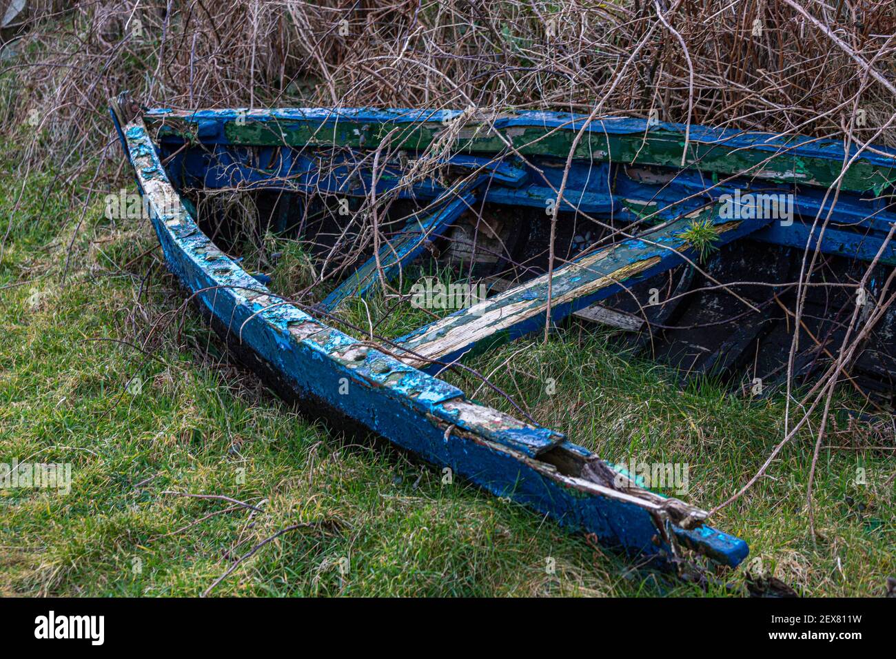 Old rotting boats hi-res stock photography and images - Alamy