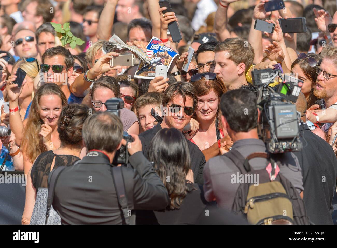 World premiere of "Mission: Impossible - Rogue Nation" held at Vienna ...