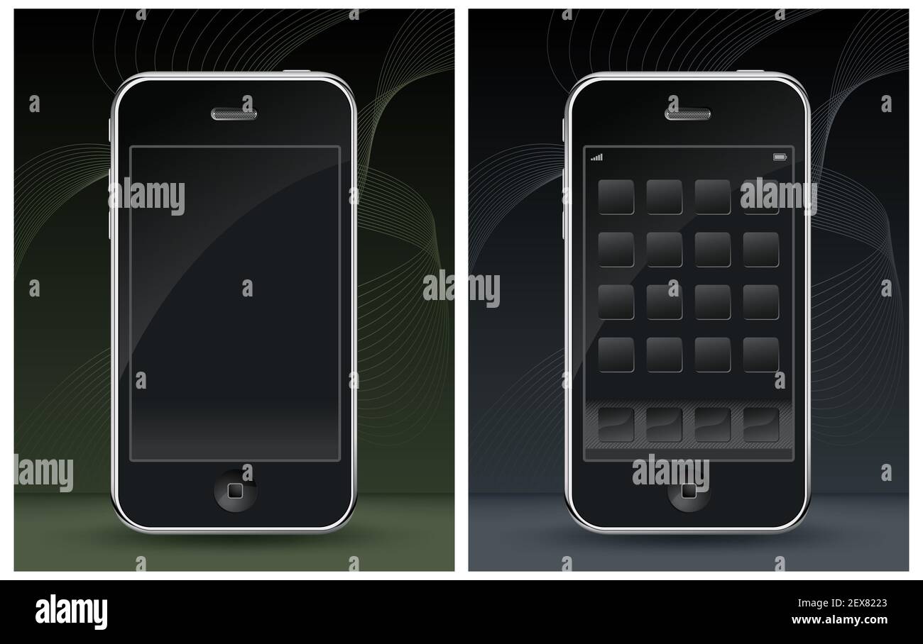 Mobile layout Cut Out Stock Images & Pictures - Alamy