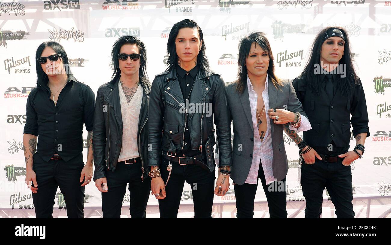 22 July 2015 - Cleveland, Ohio - Jinx, Jake Pitts, Andy Biersack ...