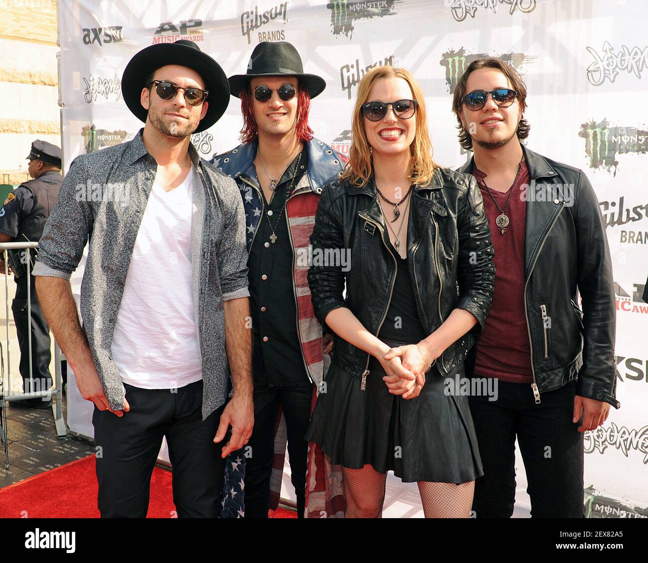 22 July 2015 - Cleveland, Ohio - Lzzy Hale, Arejay Hale, Joe Hottinger ...