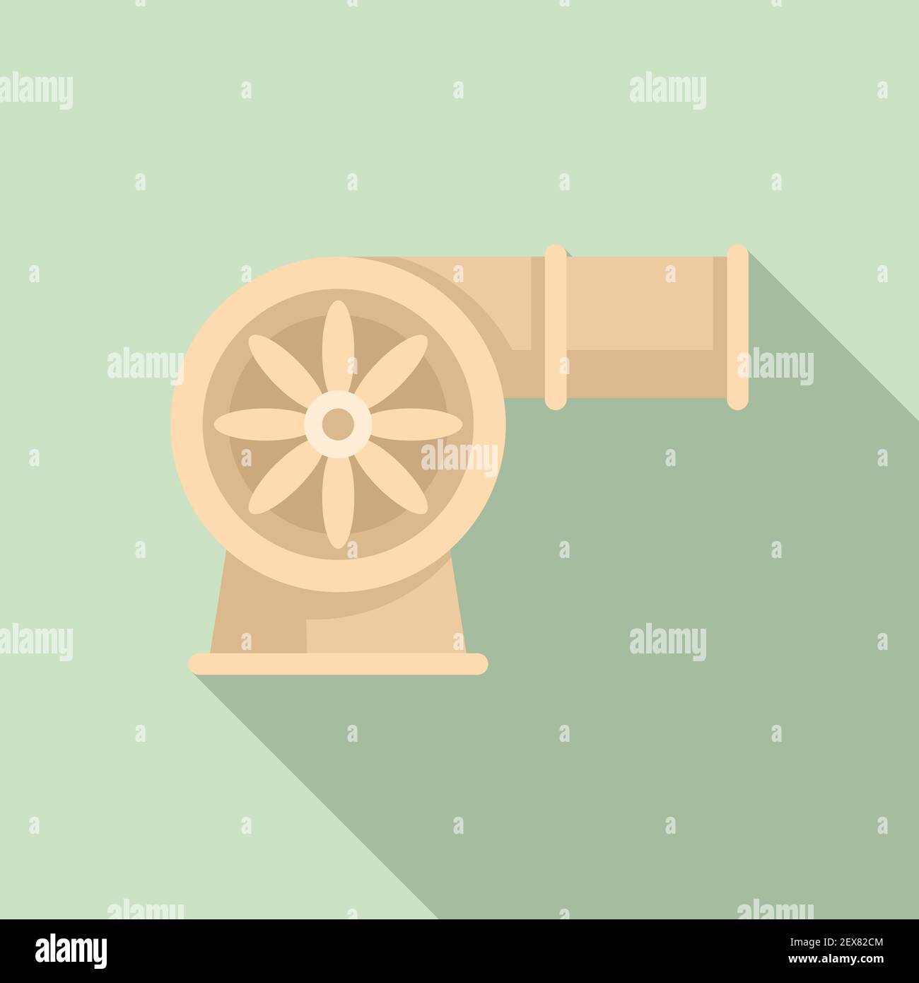 Ductwork ventilation icon, flat style Stock Vector Image & Art - Alamy