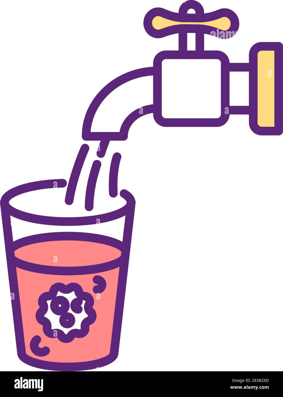 Spoiled drinking water Stock Vector Images - Alamy