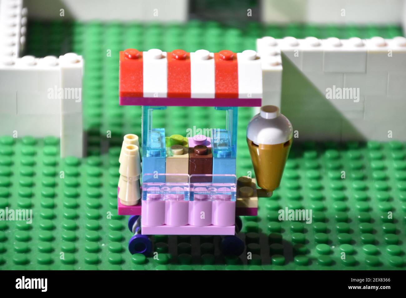 A Lego ice cream stall Stock Photo - Alamy