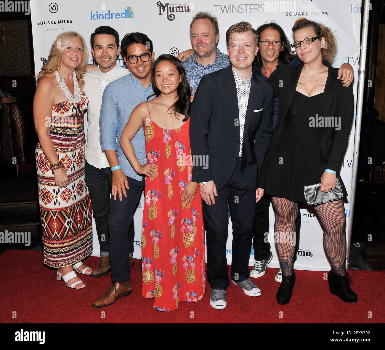 (L-R) "Twinsters" Cast & Crew - Eileen DeNoble, Kanoa Goo, Ryan ...