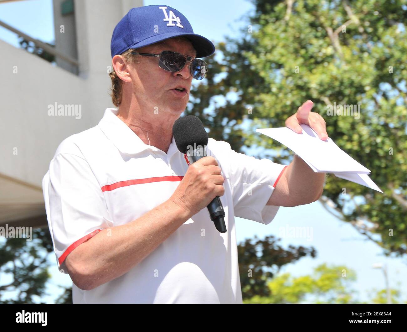 Nigel Lythgoe on stage at the 6th Annual National Dance Day held at The ...