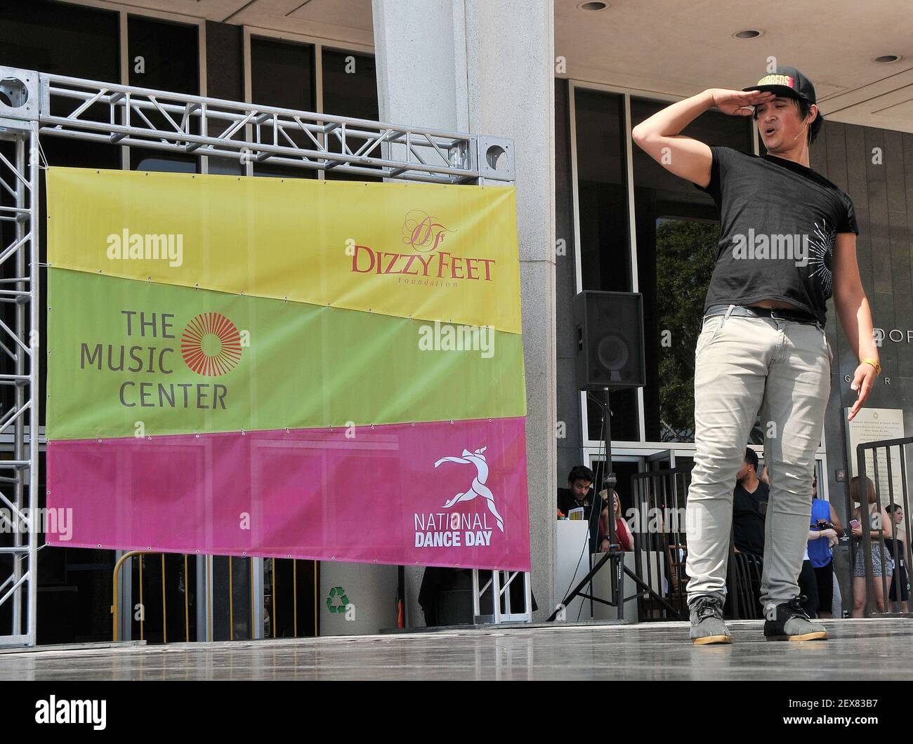 SYTYCD Alum Nathan Trasoras at the 6th Annual National Dance Day held ...