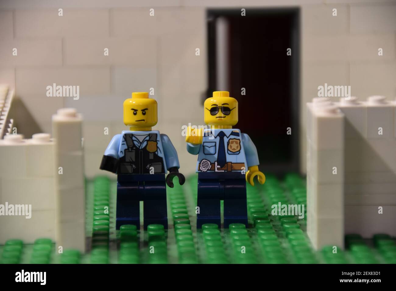 Police lego men hi-res stock photography and images - Alamy