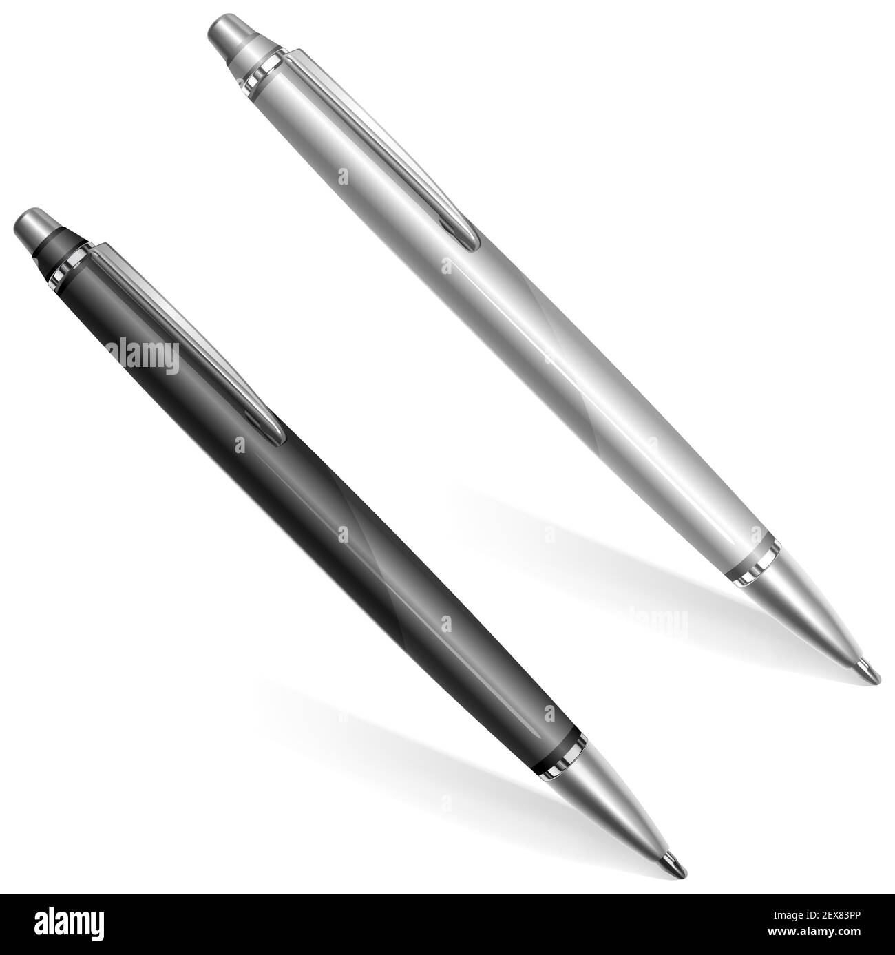 Black ballpoint pens hi-res stock photography and images - Alamy