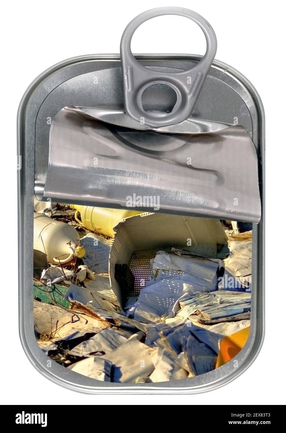 Plastic pollution environment Cut Out Stock Images & Pictures - Alamy