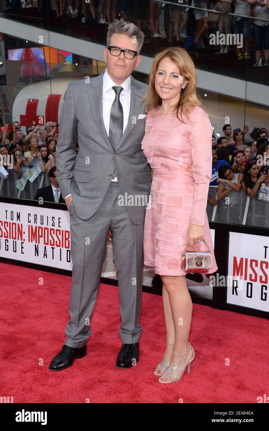 (L-R) Directr Christopher McQuarrie and Heather McQuarrie attend the ...