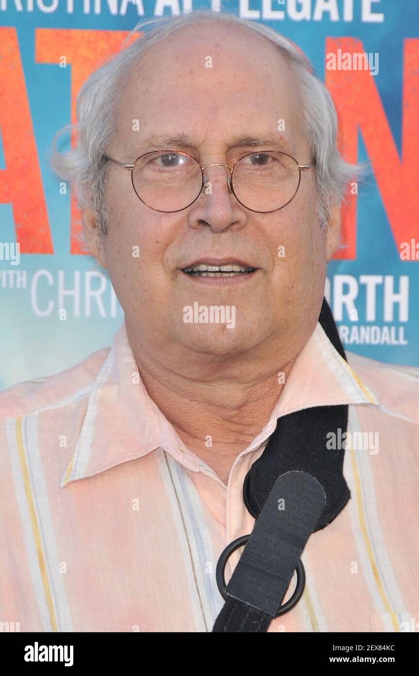 Chevy Chase arrives at the "Vacation" Los Angeles Premiere held at the ...