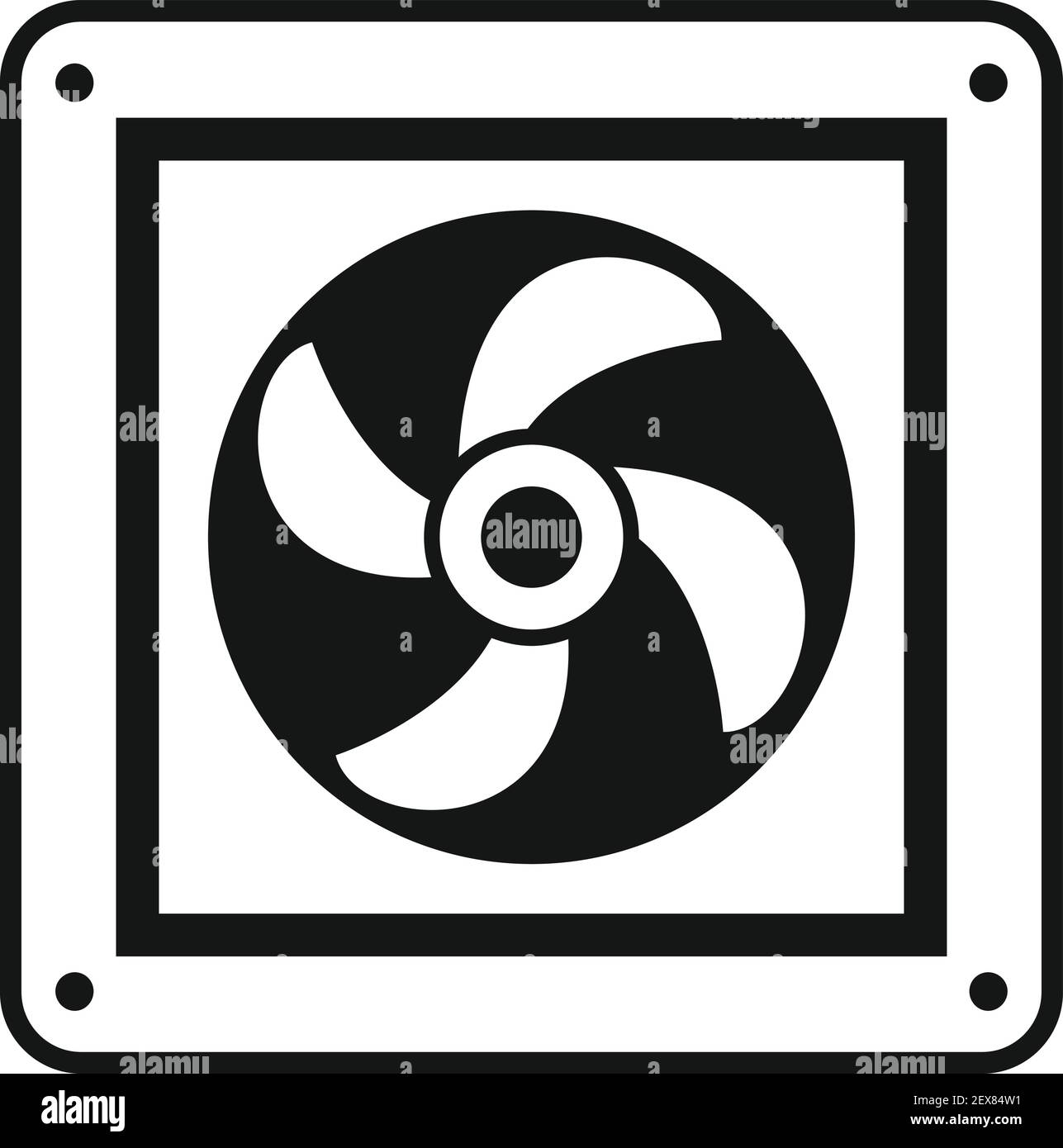 Fan wall icon, simple style Stock Vector Image & Art - Alamy