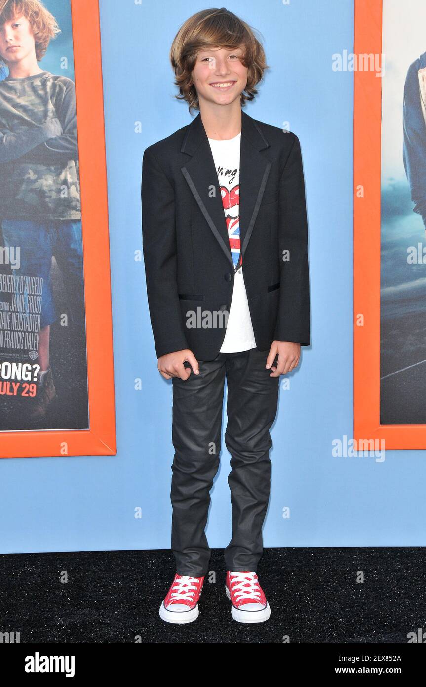 Steele Stebbins arrives at the "Vacation" Los Angeles Premiere held at ...
