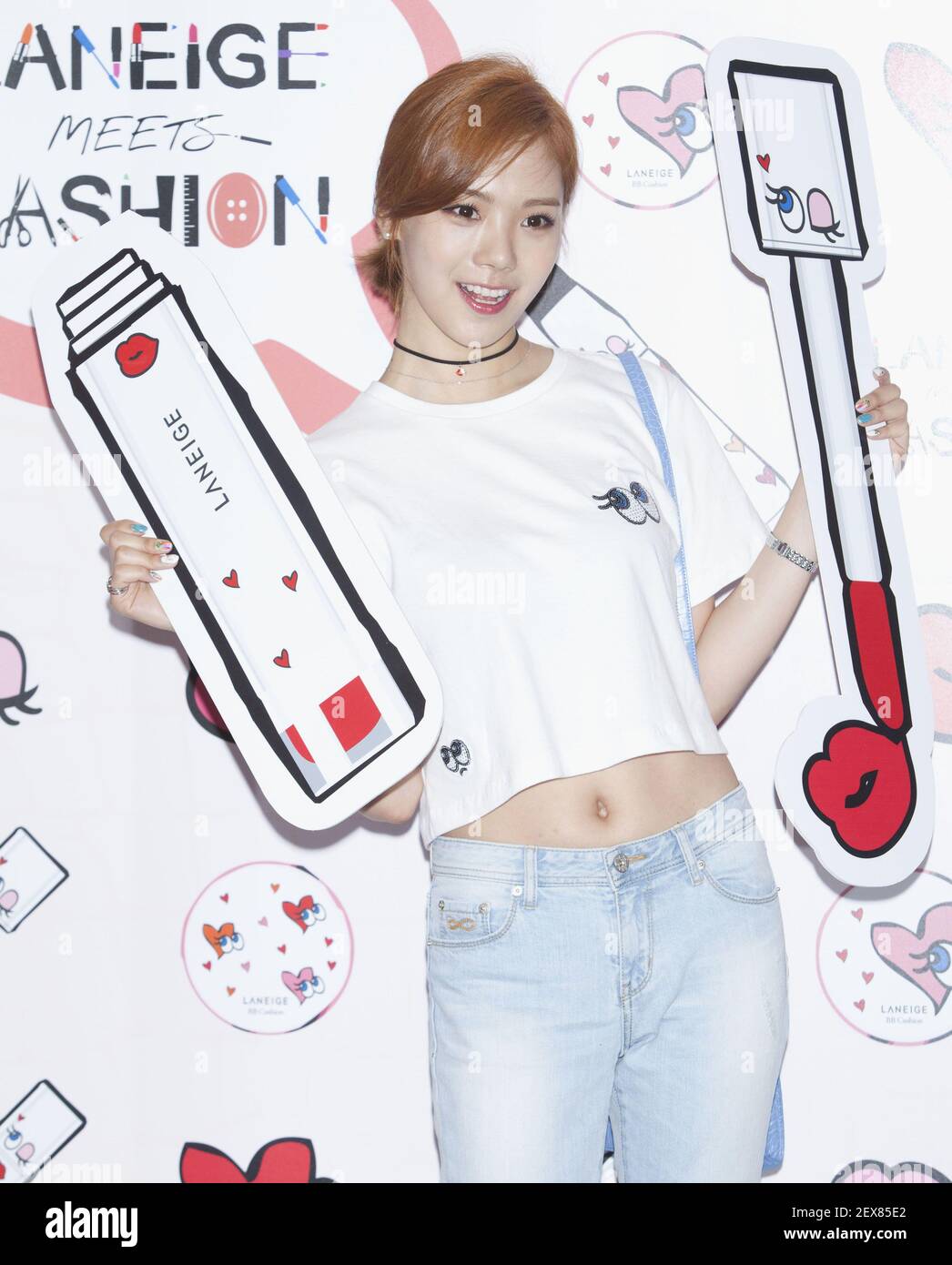 28 July 2015 - Seoul, South Korea : South Korean Lizzy, member of K-Pop ...