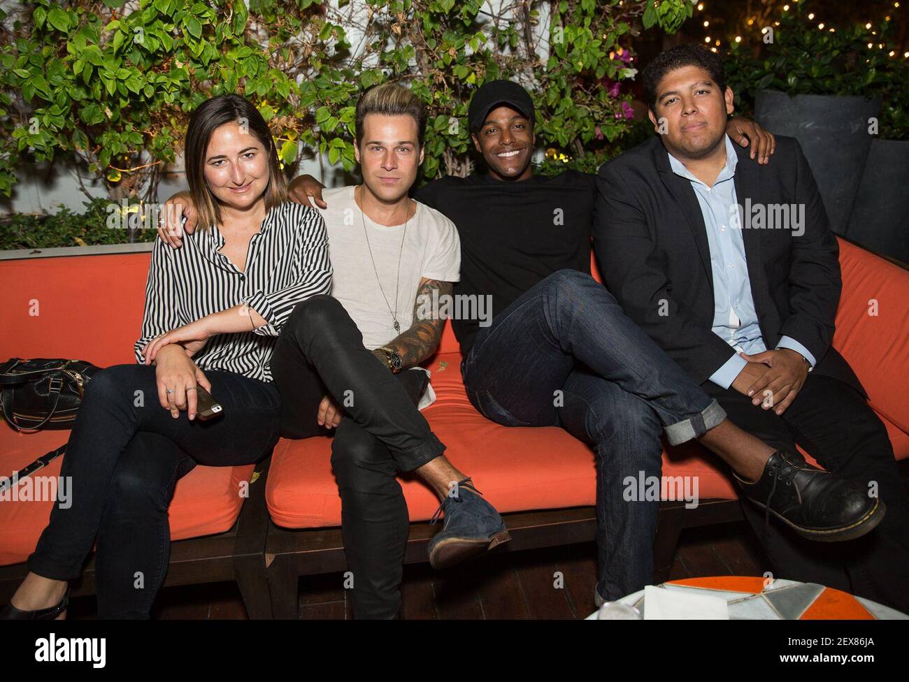 Kelsey Graber, Ryan Cabrera, Austin Brown and Christian Loor attend the ...